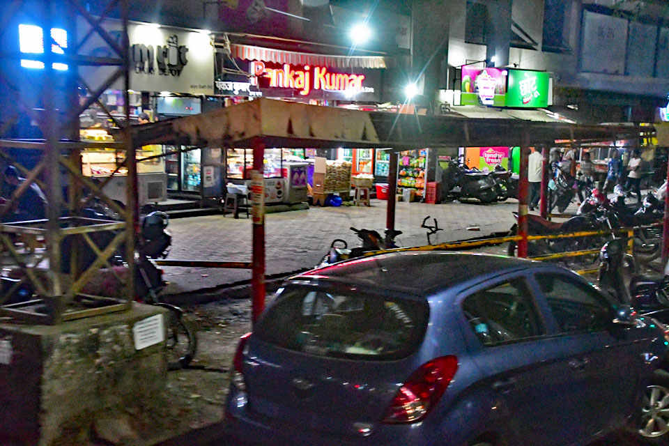 中部インド事情：オーランガバードの一面[夜の Garkheda 地区]